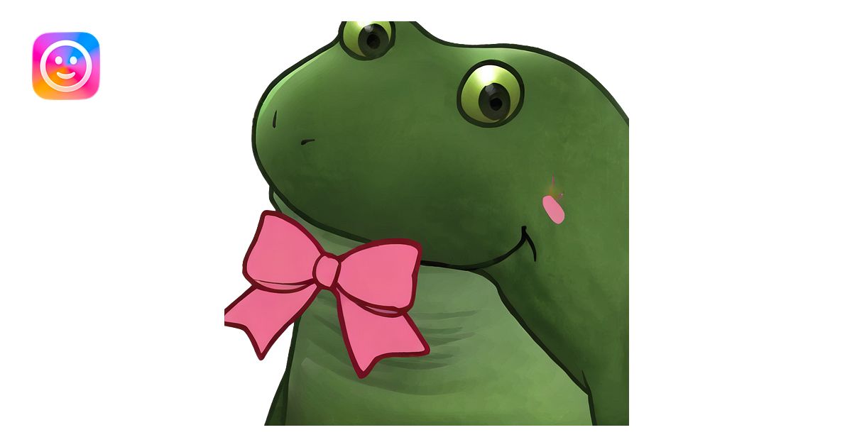 Bearded dragon with a pink bow meme | AI Emoji Generator