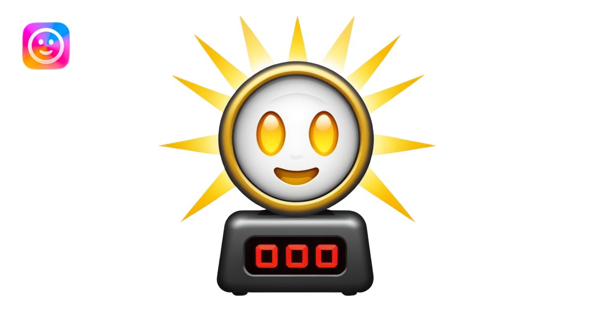 STROBE LIGHT emoji | AI Emoji Generator