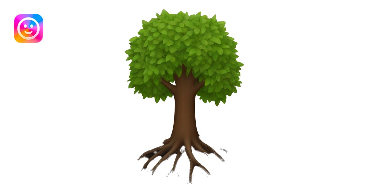 Tree compost emoji | AI Emoji Generator