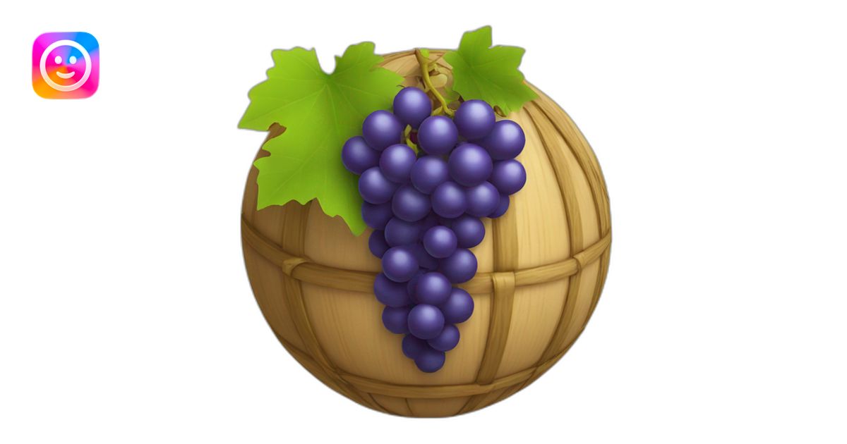 vines and grapes sphere emoji | AI Emoji Generator
