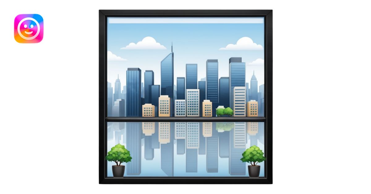 office window emoji | AI Emoji Generator