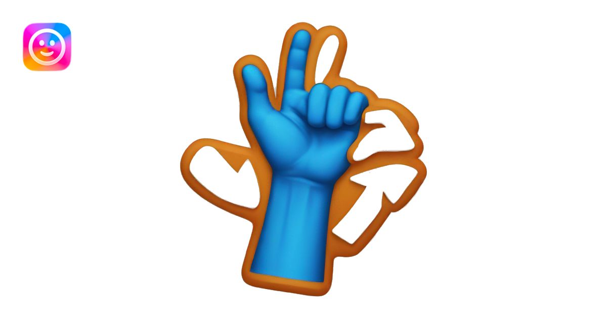 A hang loose sign with a not allowed symbol on top emoji | AI Emoji ...