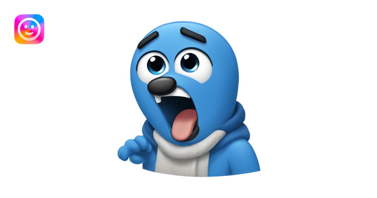 bluey crying emoji | AI Emoji Generator