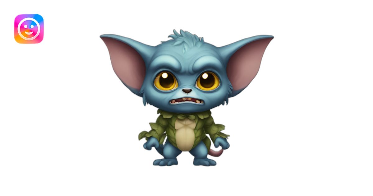 gremlin oh no emoji | AI Emoji Generator