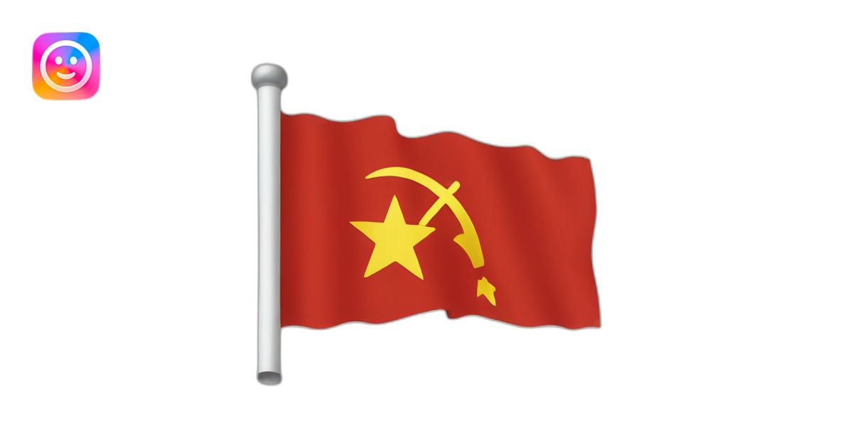 Communist flag emoji | AI Emoji Generator