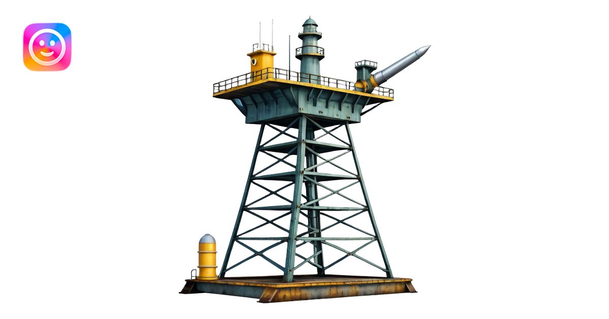 sea rocket launch platform emoji | AI Emoji Generator