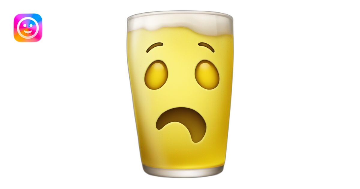 drunk yellow smiley emoji | AI Emoji Generator