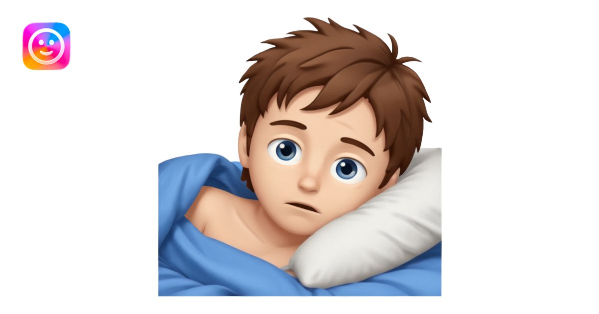 emoji- of a boy waking up in bed emoji | AI Emoji Generator