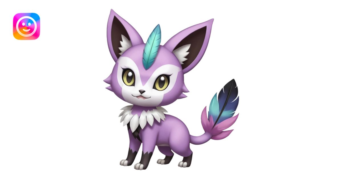 Smooth Soft Dark Pastel Meloetta-Purrloin-Gatomon-Trico-Pokémon-Digimon ...