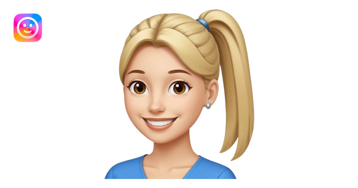 Clean girl emoji emoji | AI Emoji Generator