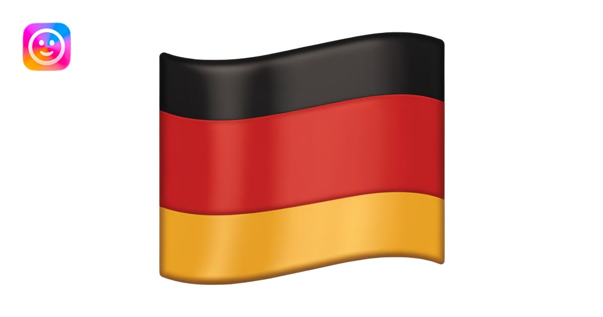 Make a ww1 German red white black flag emoji | AI Emoji Generator
