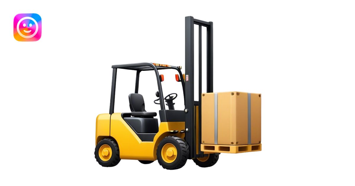 Forklift emoji | AI Emoji Generator