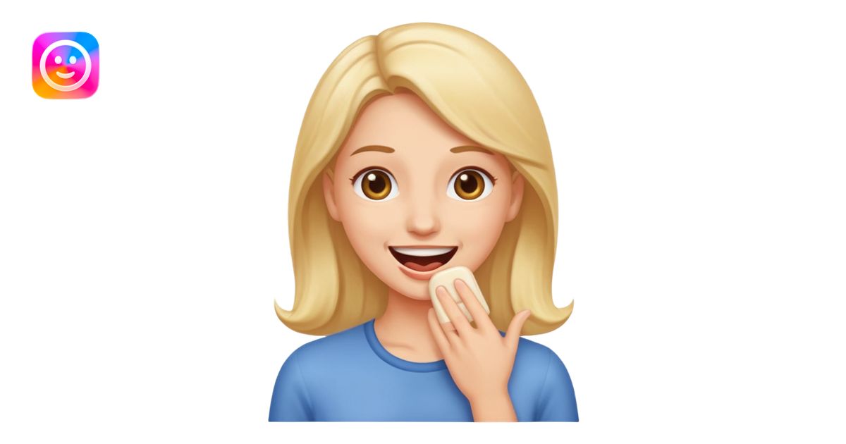 woman burping emoji | AI Emoji Generator
