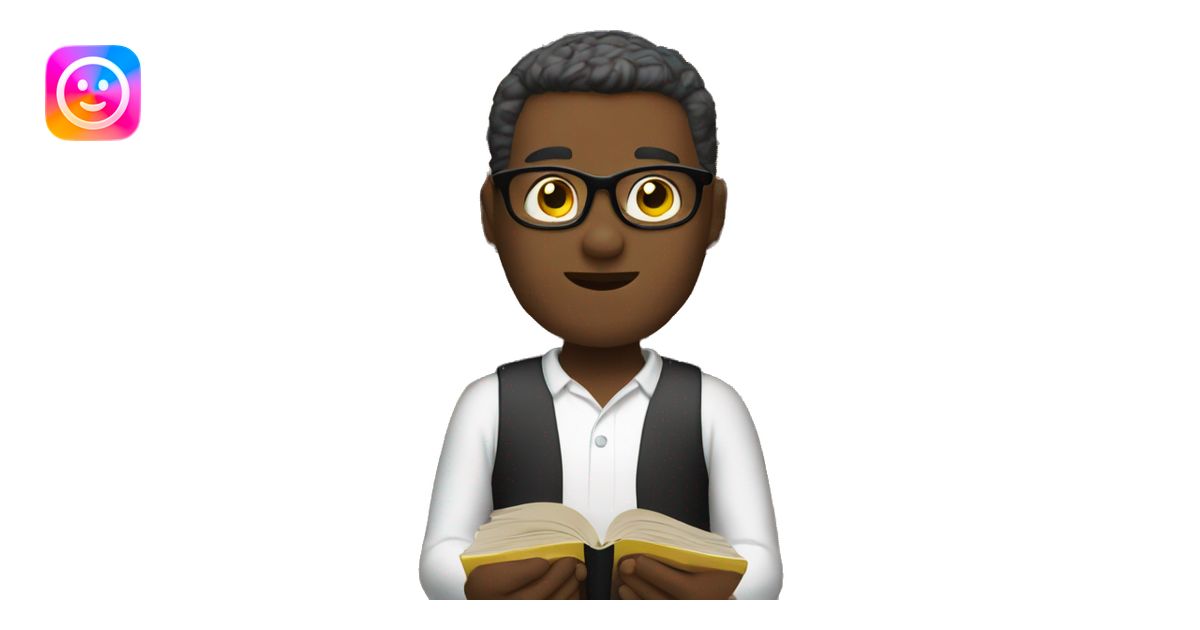 avid reader emoji | AI Emoji Generator