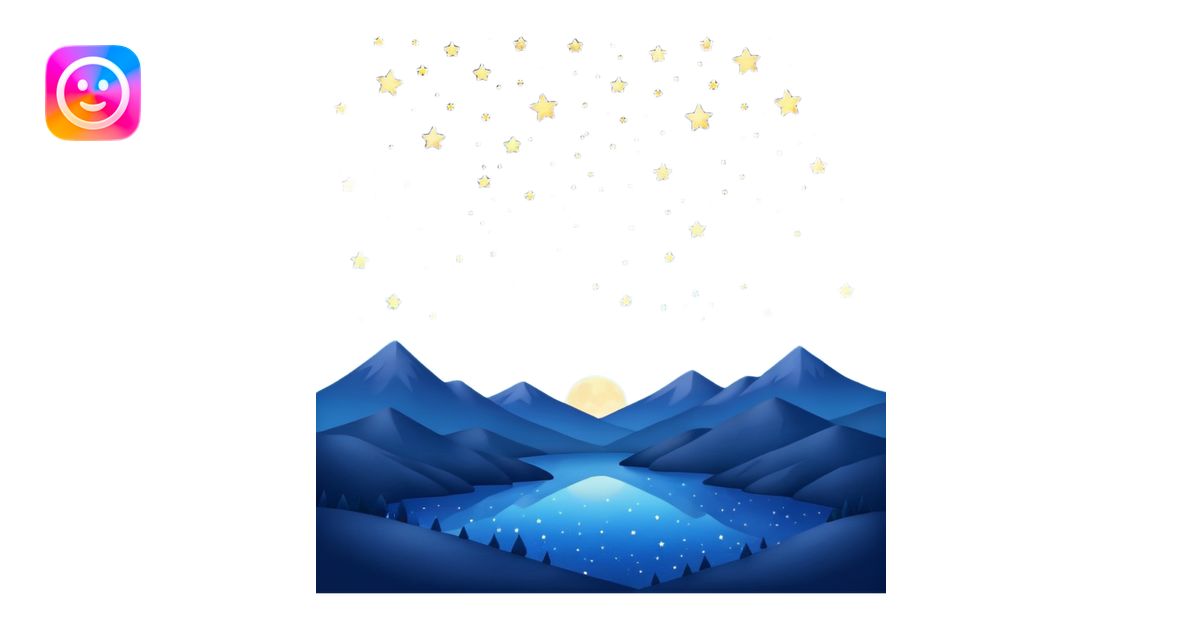 night sky emoji | AI Emoji Generator