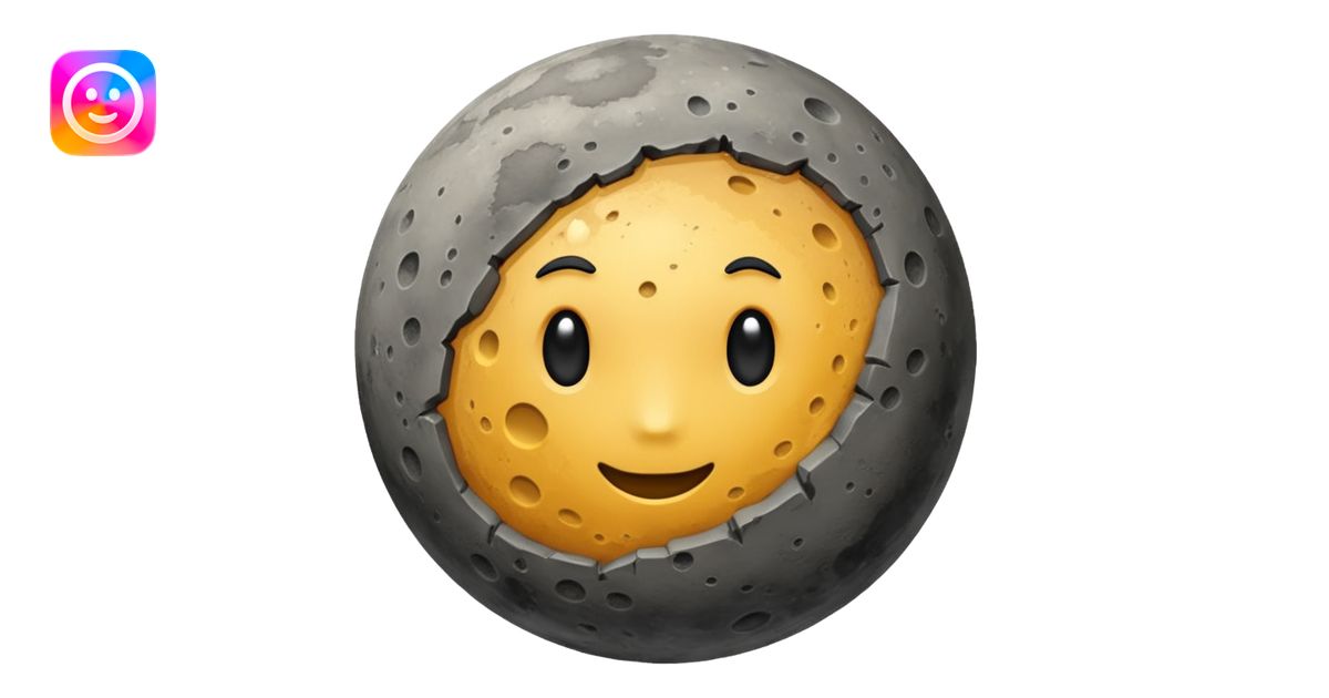 The planet Mercury emoji | AI Emoji Generator