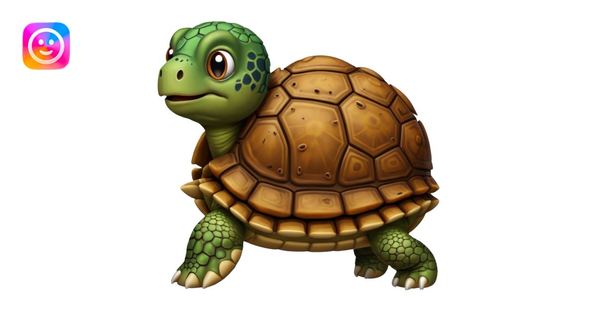 Turtle made of disgusting shit emoji | AI Emoji Generator