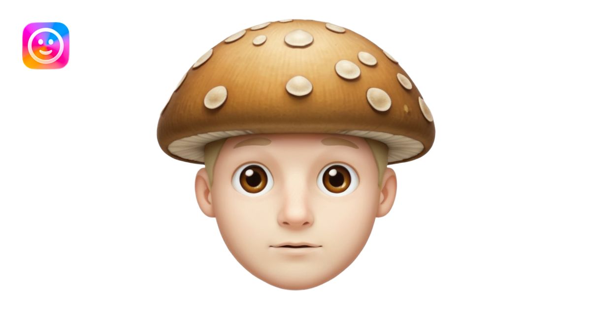 mushroom-capped man emoji | AI Emoji Generator