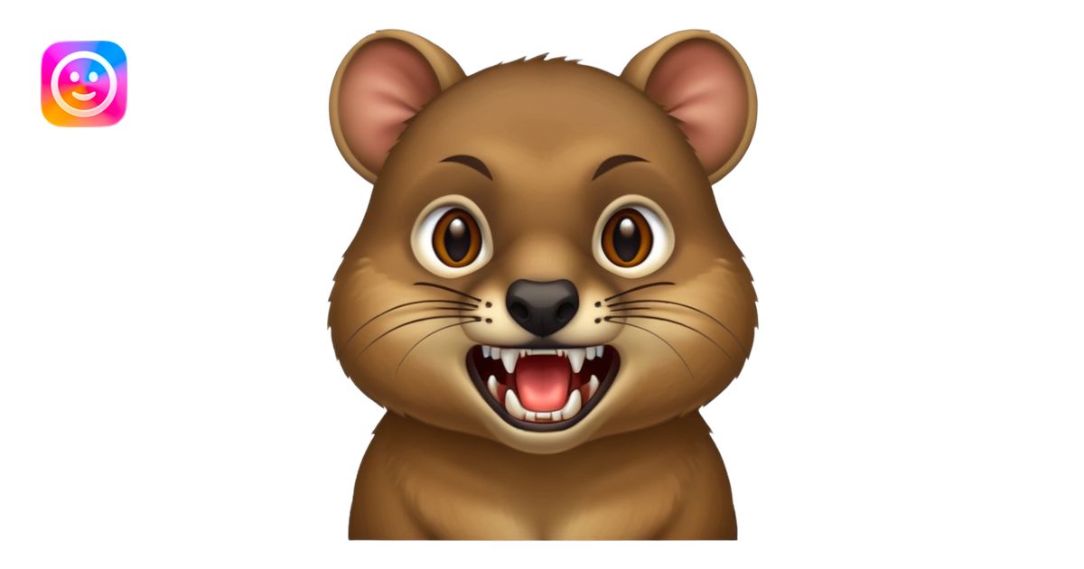 hyrax with fangs emoji | AI Emoji Generator