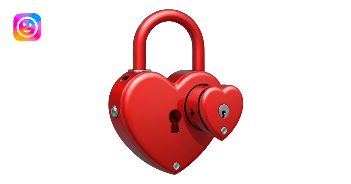 heart lock emoji | AI Emoji Generator