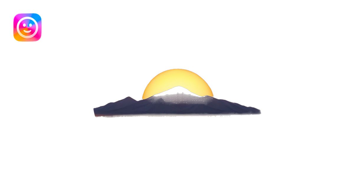 sunset emoji | AI Emoji Generator