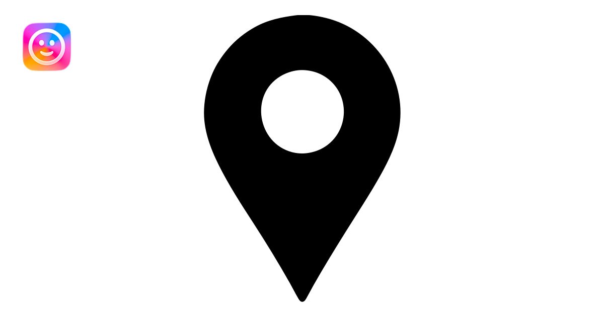 pink location pin icon | AI Emoji Generator
