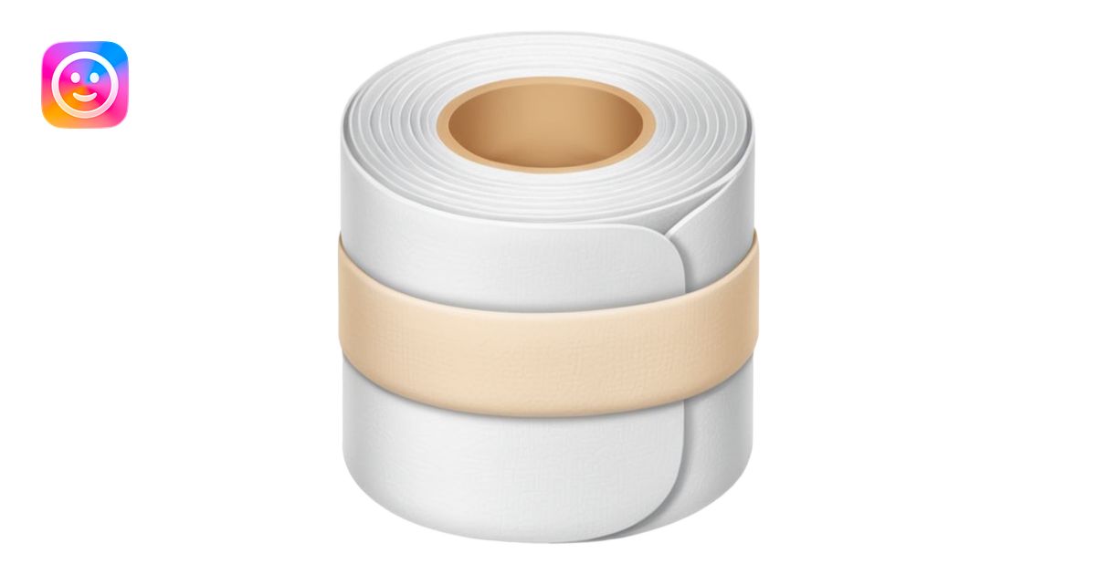 Bandage roll emoji | AI Emoji Generator