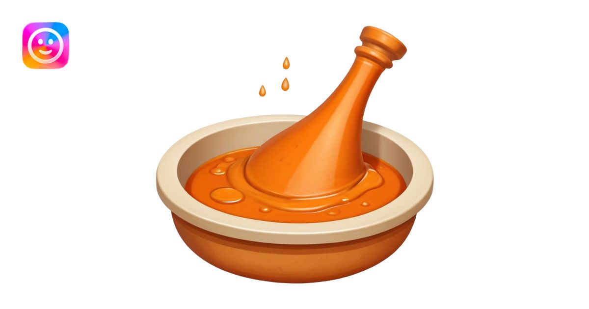 Puddle of tajine sauce emoji | AI Emoji Generator