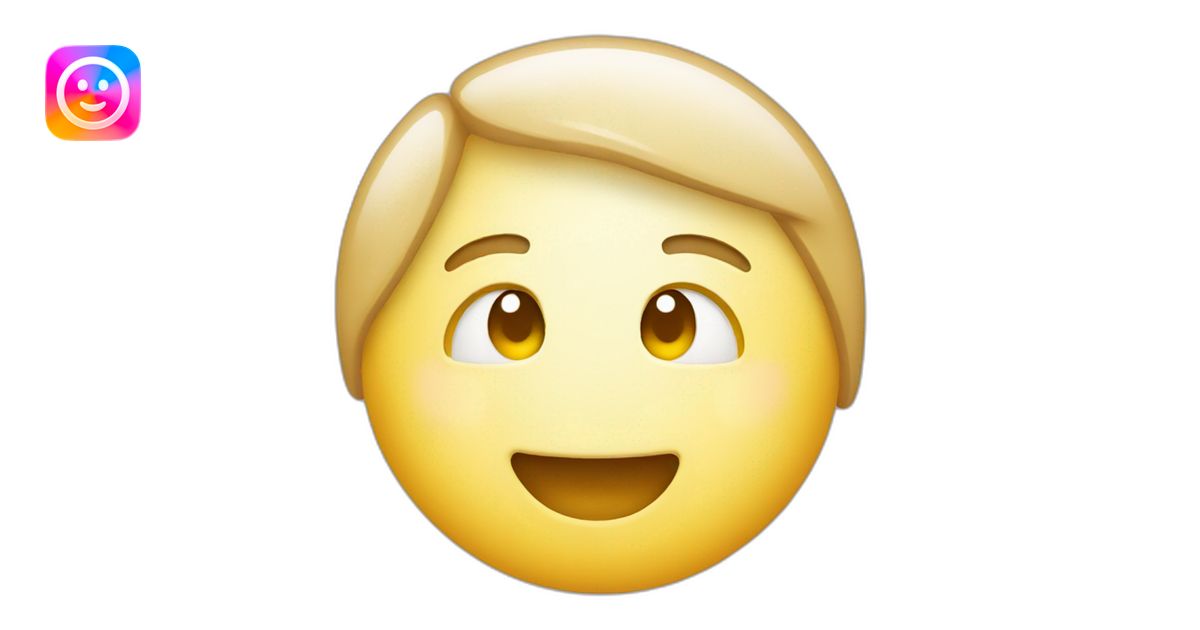 Smilimg round face emoji emoji | AI Emoji Generator