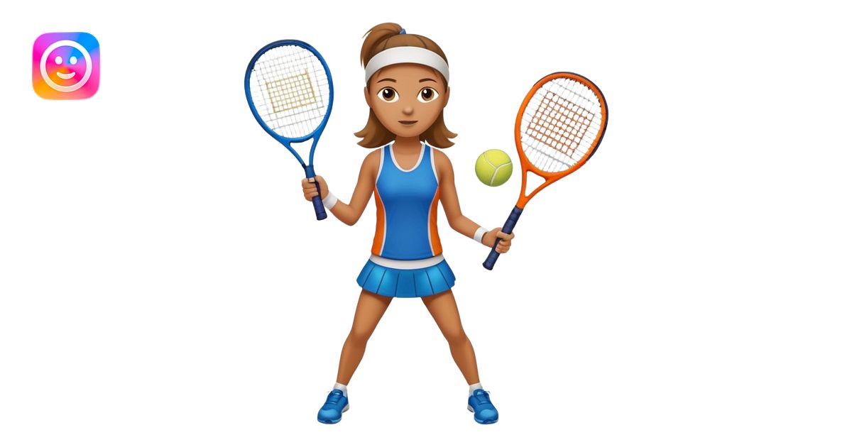 women after padel emoji | AI Emoji Generator