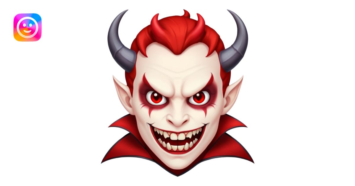 Vampire devil emoji | AI Emoji Generator