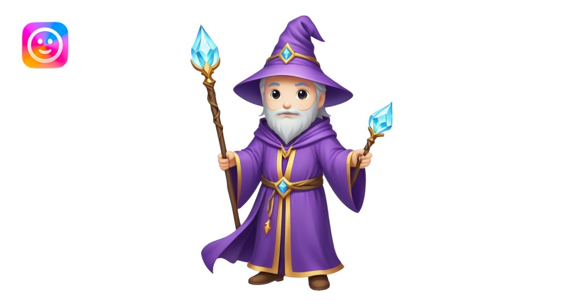 Clash of Clans aesthetic: Cinematic heroic powerful Wizard Hero Emoji ...
