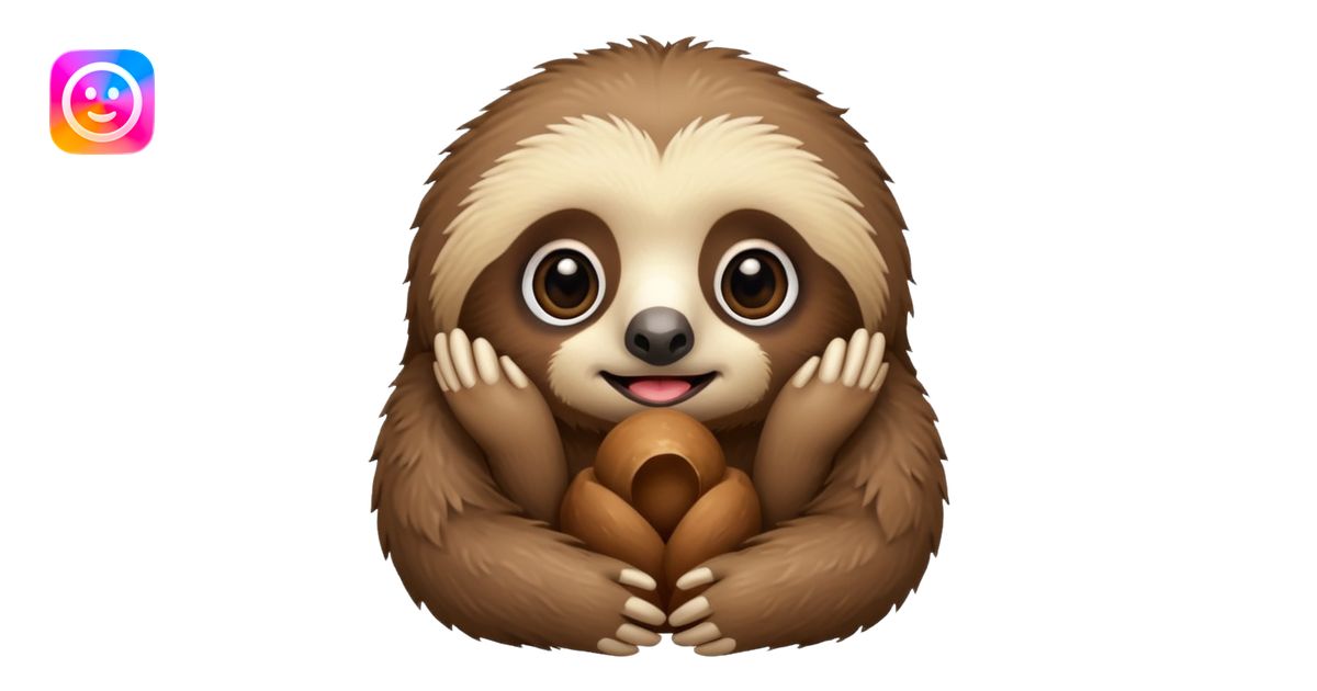 baby sloth emoji | AI Emoji Generator