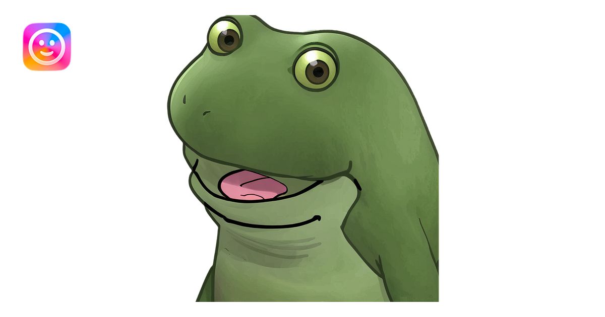 eyes looking up with tongue sticking out and shaking meme | AI Emoji ...