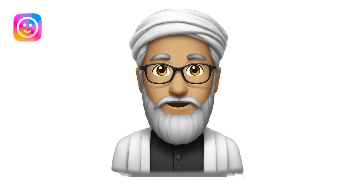 molvi with tasbi emoji | AI Emoji Generator