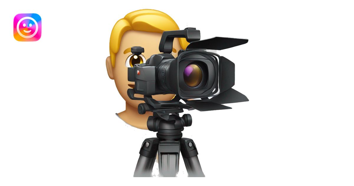 Camera man emoji | AI Emoji Generator