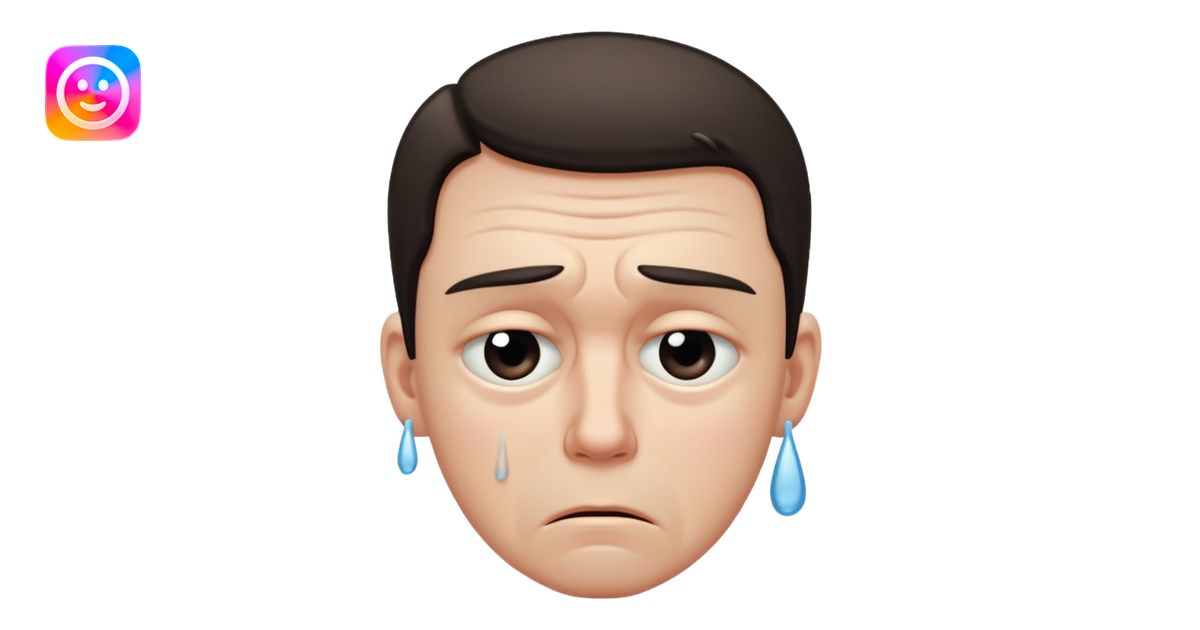 distraught man emoji | AI Emoji Generator