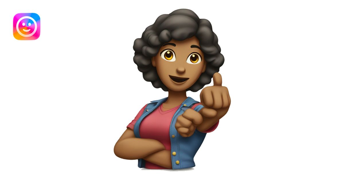 we can do it woman poster emoji | AI Emoji Generator