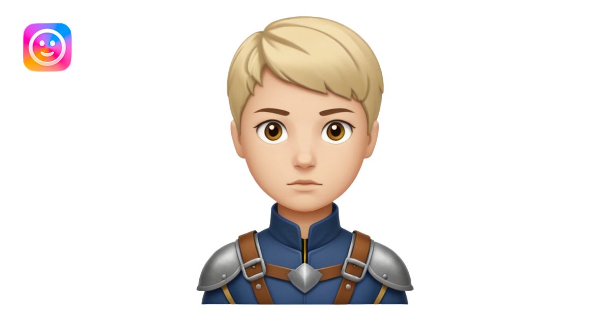 A young legionnaire with short hair, leather straps, and determined ...