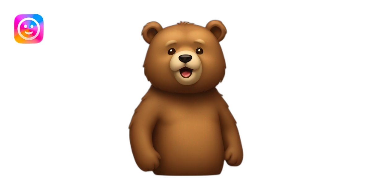 a lot of bears in queue emoji | AI Emoji Generator
