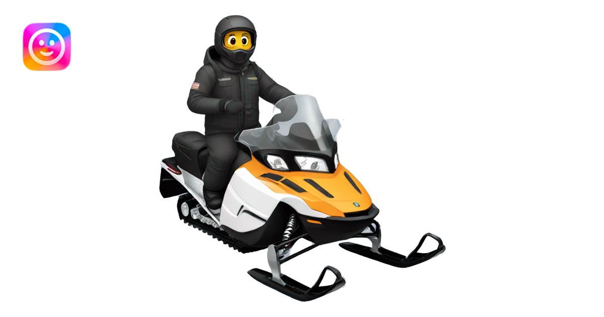 snowmobile emoji | AI Emoji Generator