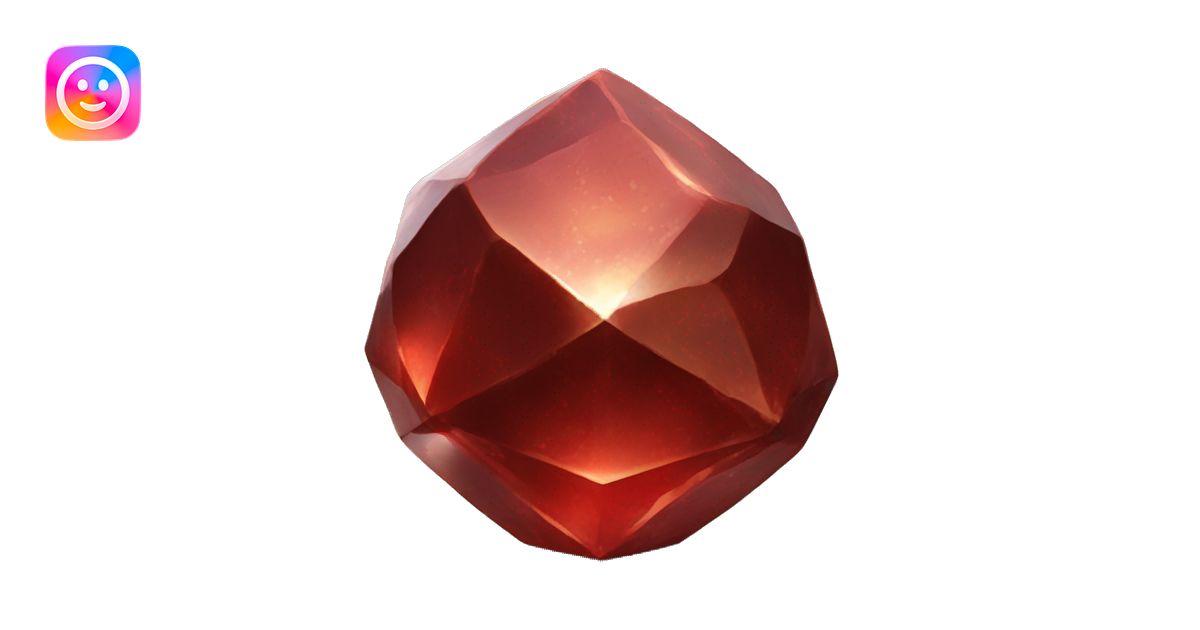 The Philosopher's Stone is a small, round, red stone with a gleaming ...