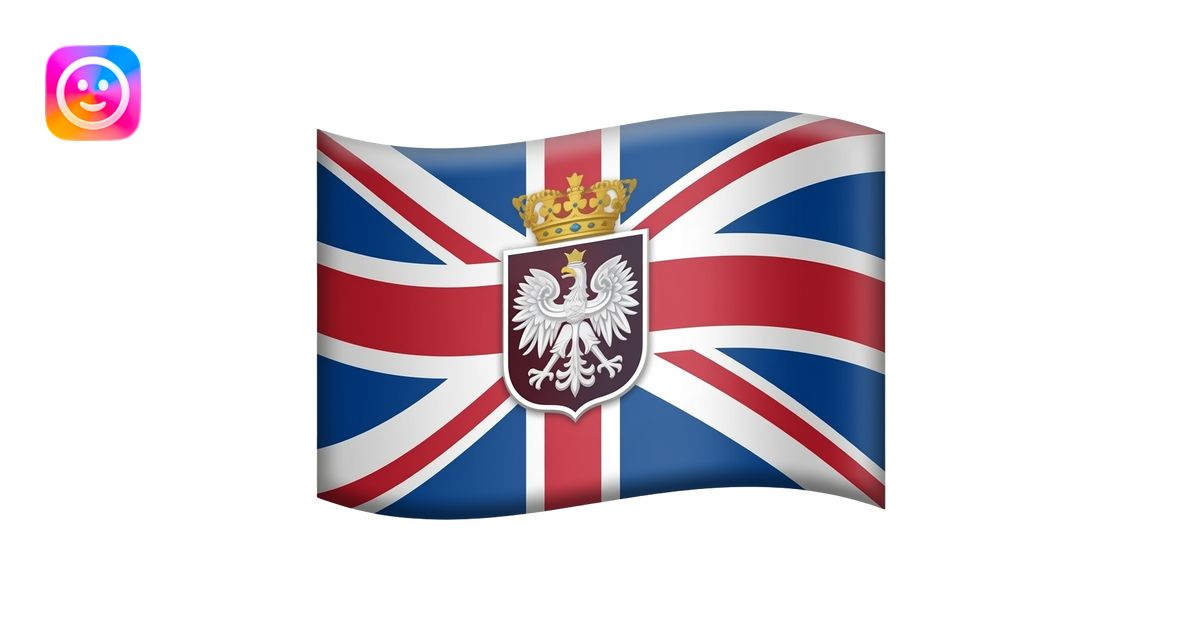 Flag of the Polish Empire emoji | AI Emoji Generator