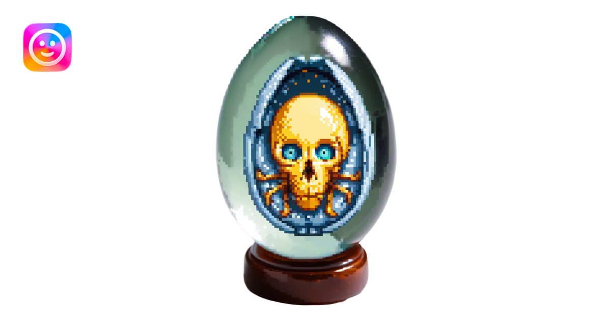 cranial, eye, MRI, SCAN, egg, embryonic, inside of glass egg, dark ...