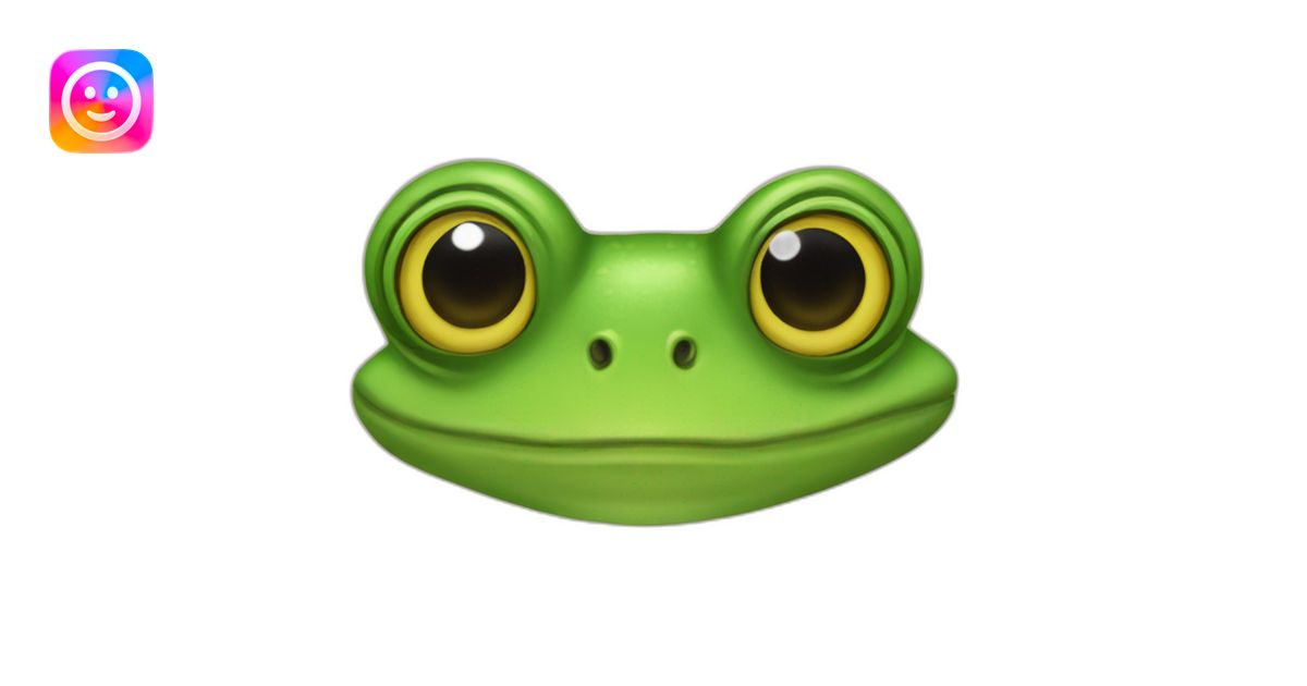 Pipa pipa frog emoji | AI Emoji Generator