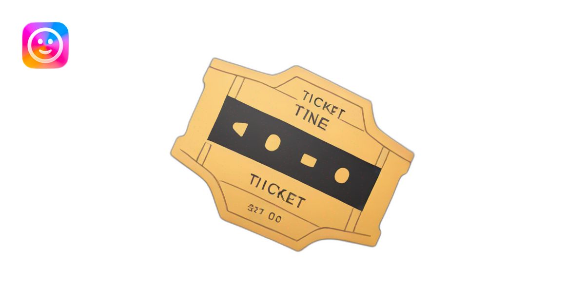ticket emoji | AI Emoji Generator