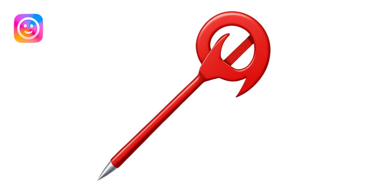 Una sola aguja y un pedazo de hilo dentro de la aguja emoji | AI Emoji ...