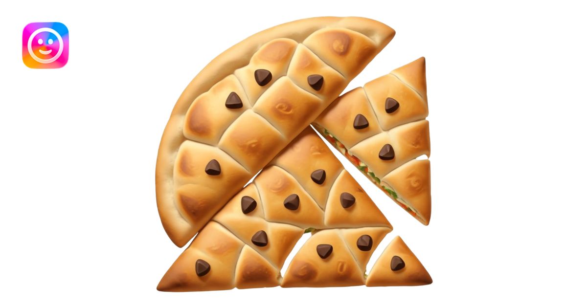 naan bread cut in triangles emoji | AI Emoji Generator