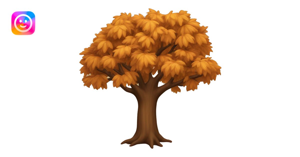 fall tree emoji | AI Emoji Generator