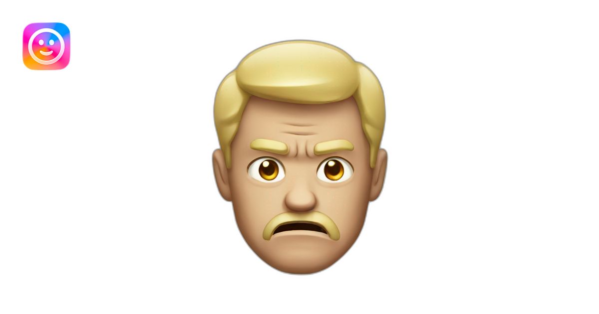 MAN ANGRY emoji | AI Emoji Generator